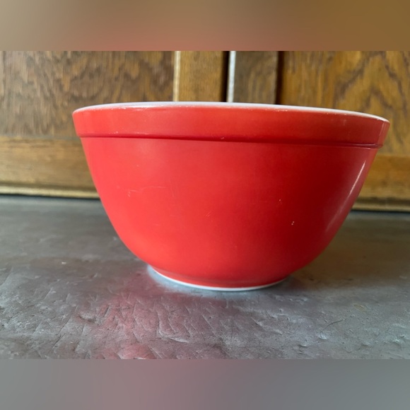 Pyrex | Kitchen | Vintage Pyrex Red Primary Colormixing Bowl 42 | Poshmark